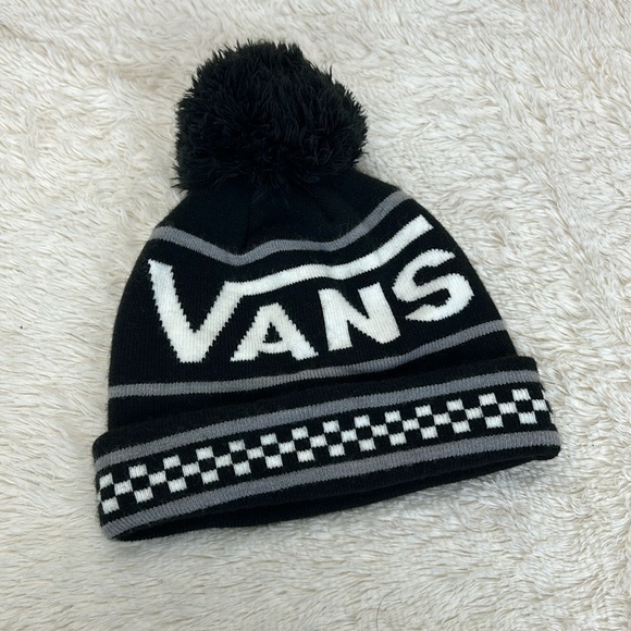 Vans | Accessories | Vans Pep Rally Ii Black And White Beanie | Poshmark